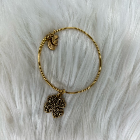 Alex and Ani | Jewelry | Alex And Ani Rafaelian Gold Four Leaf Clover ...